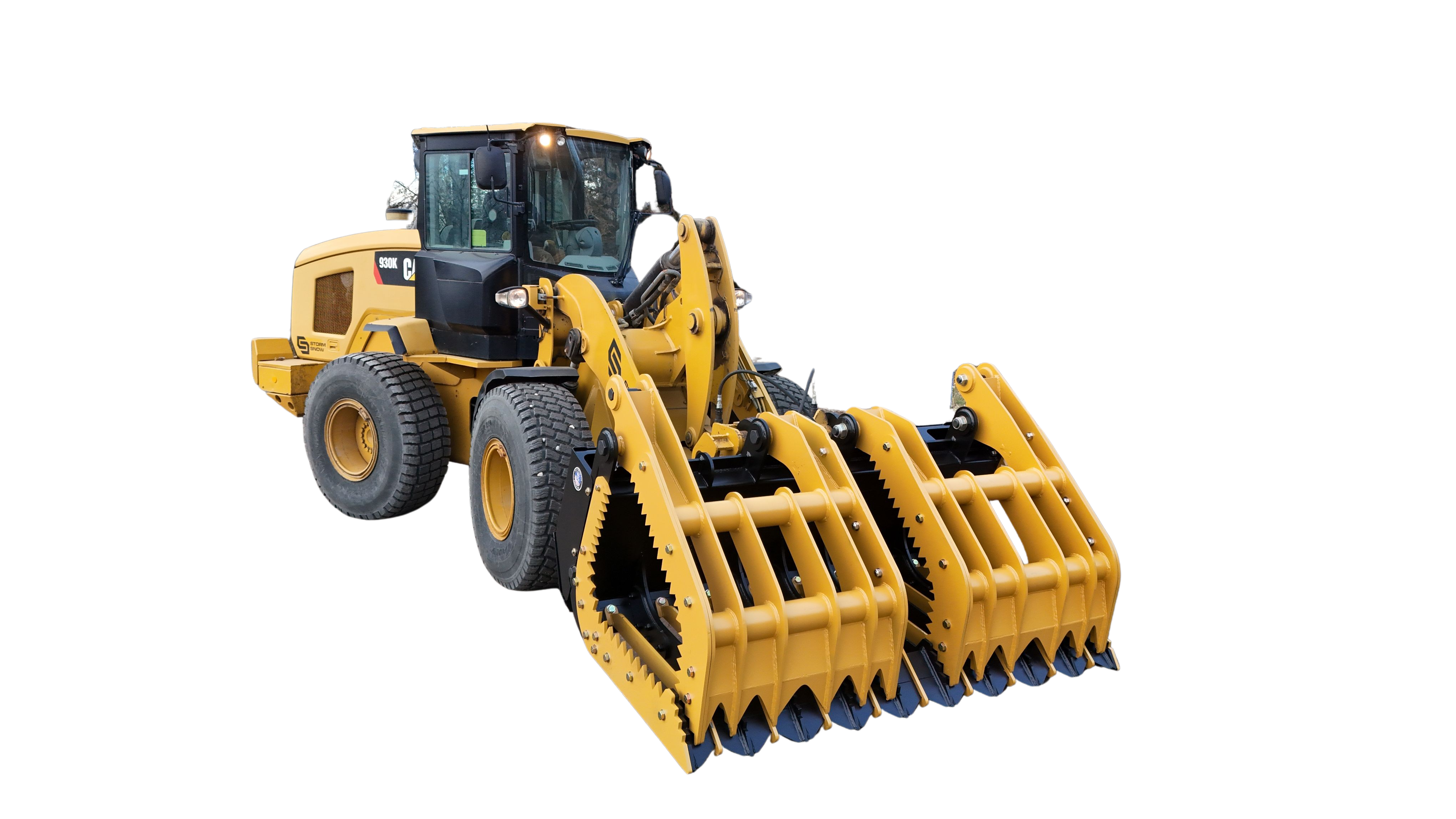 Payloader / Wheel Loader - All in One - Brush / Demolishing Grapple ...